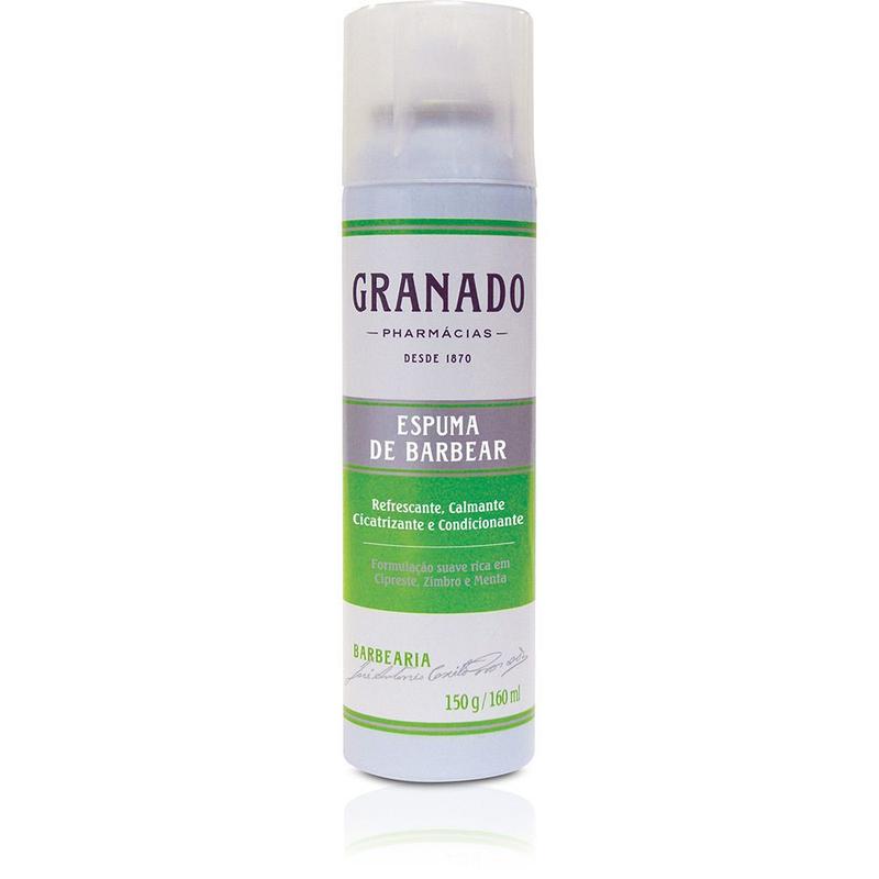 Espuma de Barbear Granado Barbearia 160ml - Espuma de Barbear ...