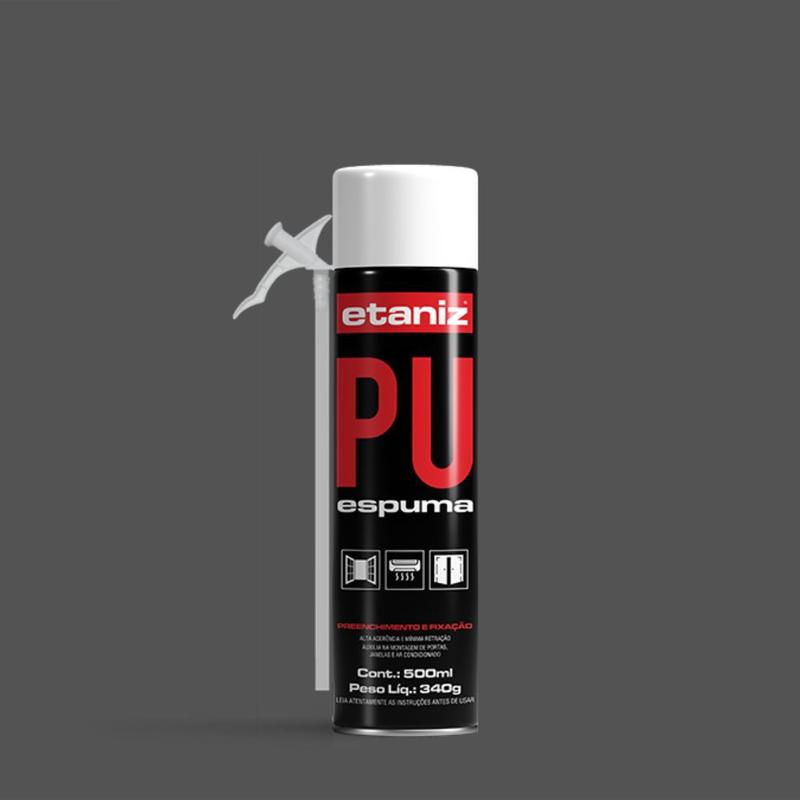 Espuma de pu expansiva poliuretano etaniz 500ml 340g - Espuma Expansiva - Magazine Luiza