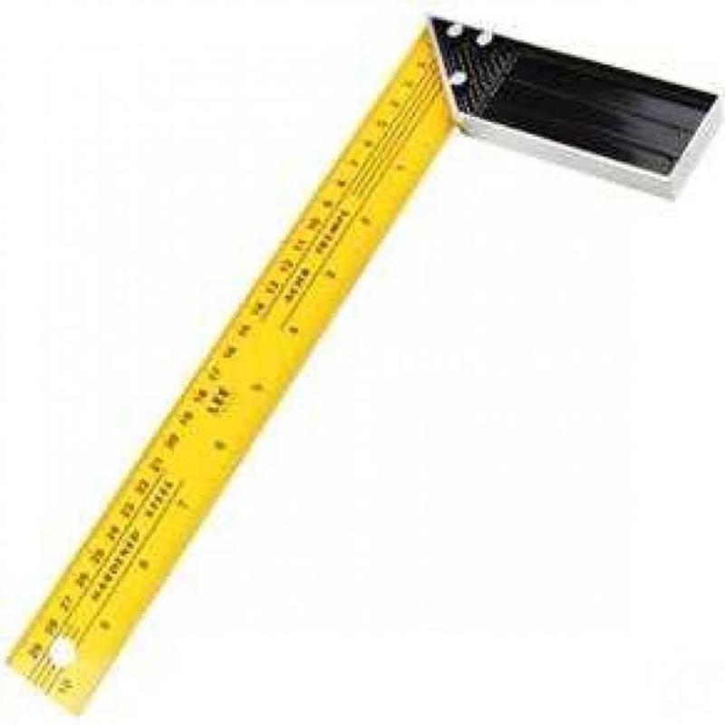 Esquadro 12" Fertak Aluminio 30cm - Esquadro Profissional - Magazine Luiza