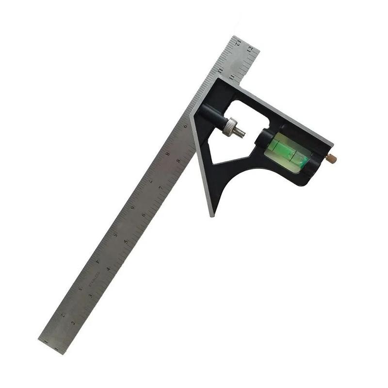 Esquadro Combinado Com Nível 12 Pol 30cm Com Riscador Inox - LOTUS ...