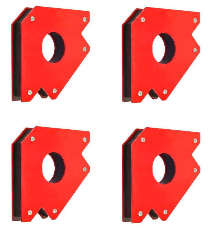 Esquadro Magnético Para Solda 22 Kg Robusto Ômega - 4 Peças - Esquadro ...