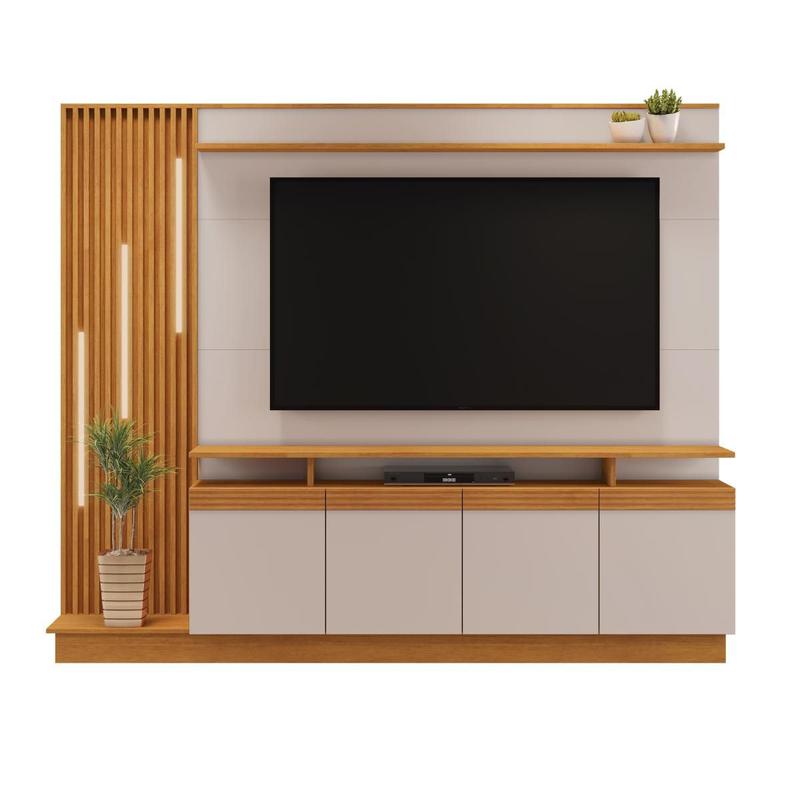 Estante Home Para TV até 65 Com Led 04 Portas Absoluto - Jcm - Estante ...