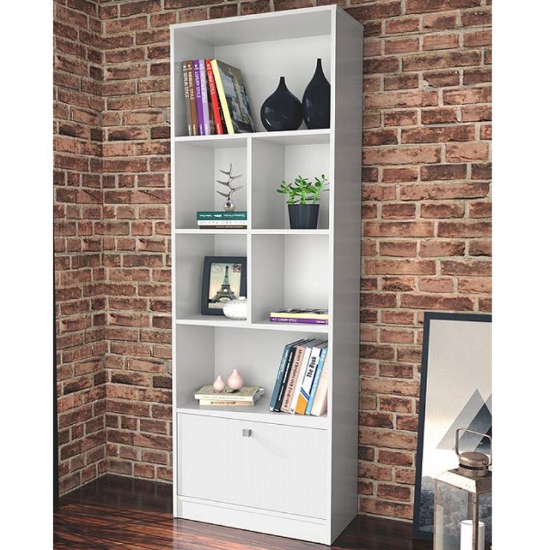 Estante Livreiro Bali 60cm 01 Porta Basculante B37 Nova Móbile ...