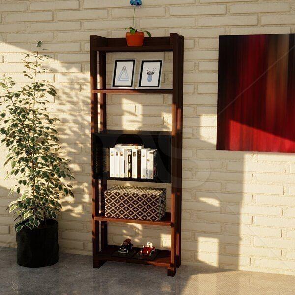 Estante Multiuso 4 Prateleiras 1 Nicho Bella Isadora MaderSilva ...