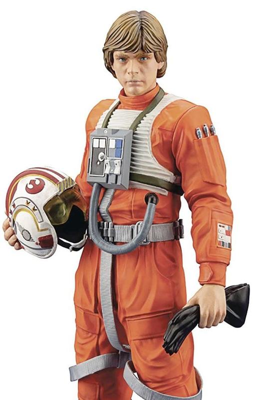 Estátua Luke Skywalker X-Wing Pilot - Star Wars - ArtFx+ - Kotobukiya ...