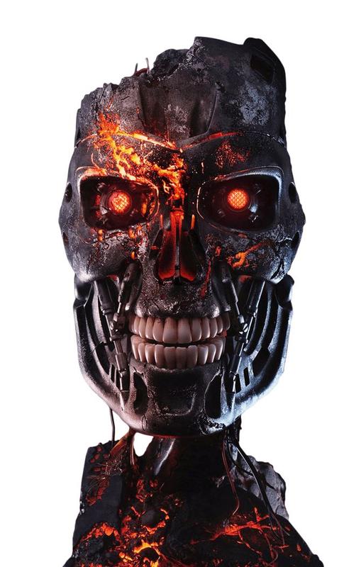 Estátua T800 Art Mask Damaged - Terminator - Pure Arts - Colecionáveis ...
