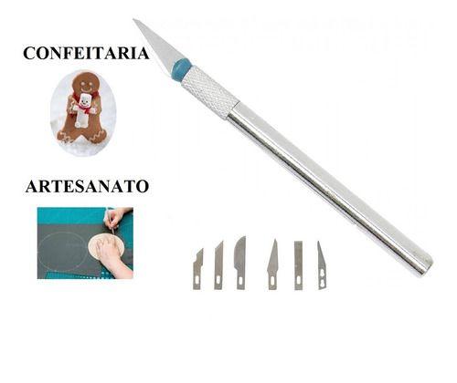 Estilete Artesanato De Precisão Tipo Bisturi Profissional - ESTILETE 6 ...