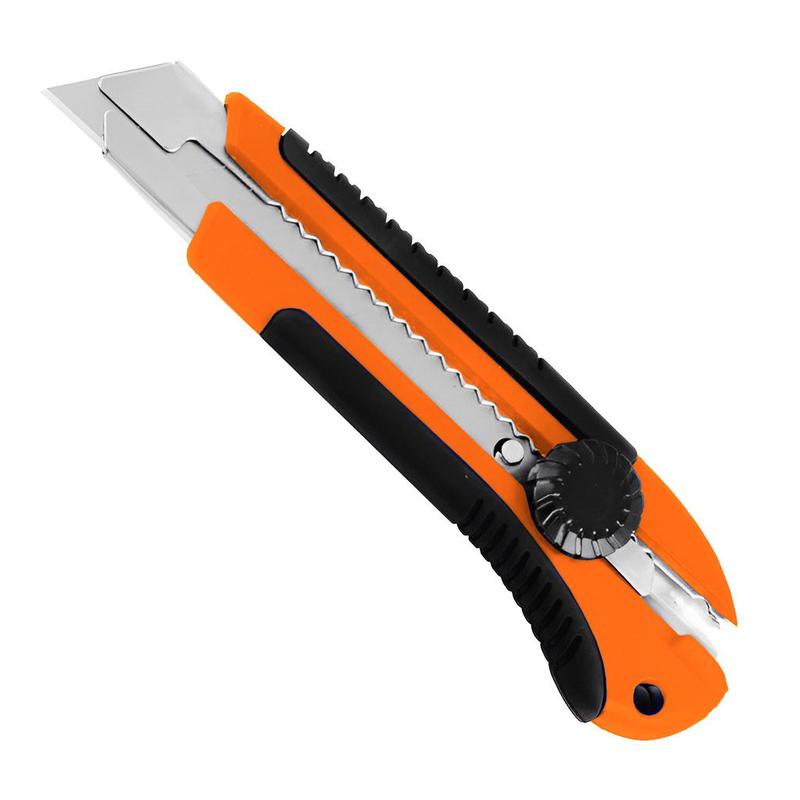 Estilete Profissional 25mm Cabo Emborrachado Starfer - Estilete ...