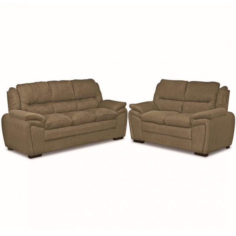 Estofado Solar Denver 3 e 2 Lugares Percintas Elásticas - Sofás ...