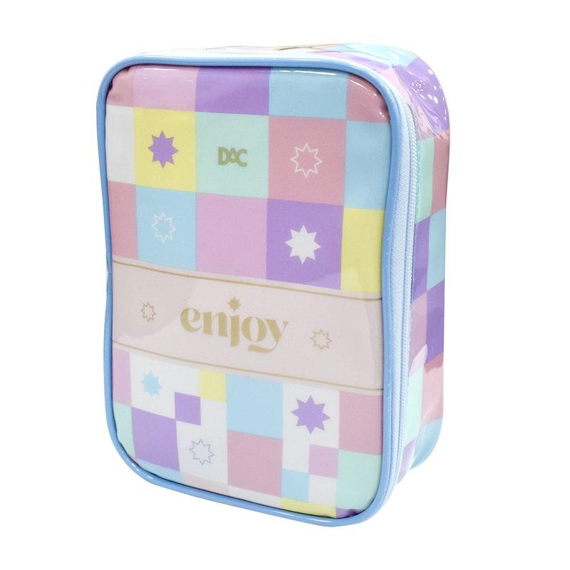 Estojo Baú Enjoy Grande Em PVC Cristal Com Zíper - Dac - Estojo escolar ...