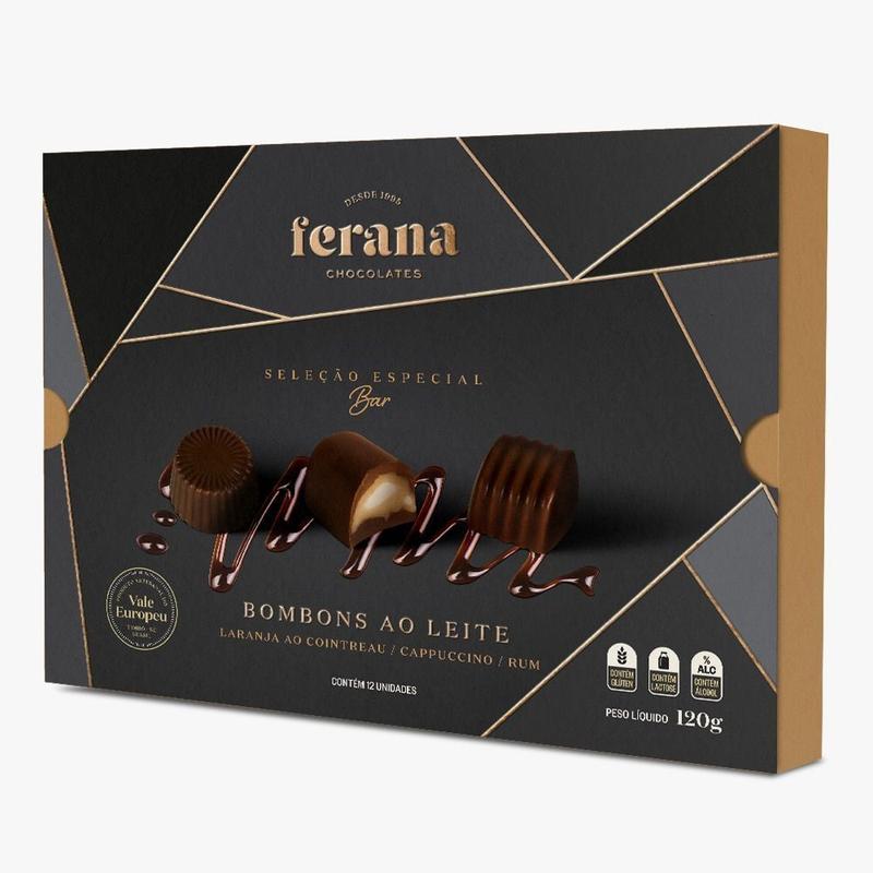 Estojo Bombons Seleção Especial Bar 120G - Ferana Chocolates - Bombom ...
