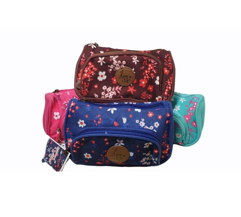 Estojo Clio Duplo Flortal Hay Up Escolar Kit Com 3 Peças - Estojo ...