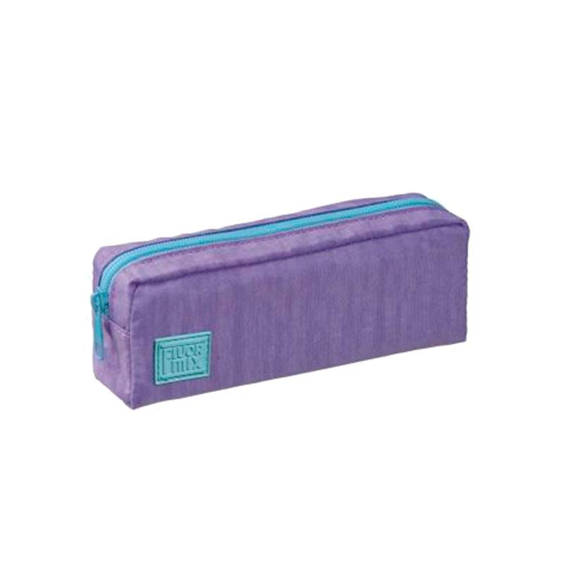 Estojo escolar FORONI Fluor Mix 1 Compartimento Médio - Estojo escolar ...