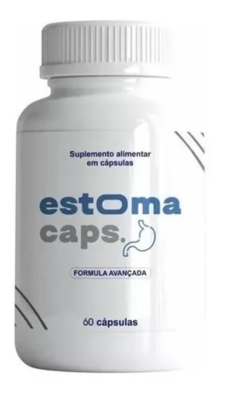 Estoma Caps - 60 Caps (1 Pote) - 100% Original - Visual Suplementos ...