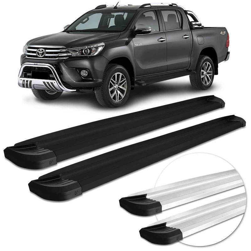 Estribo Lateral Hilux 2016 2017 2018 2019 2020 2021 2022 Cabine Dupla ...