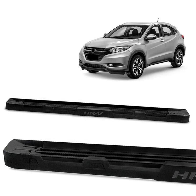 Estribo Lateral Off-Road HRV 2016 a 2023 Preto fosco Stribus - Estribo ...