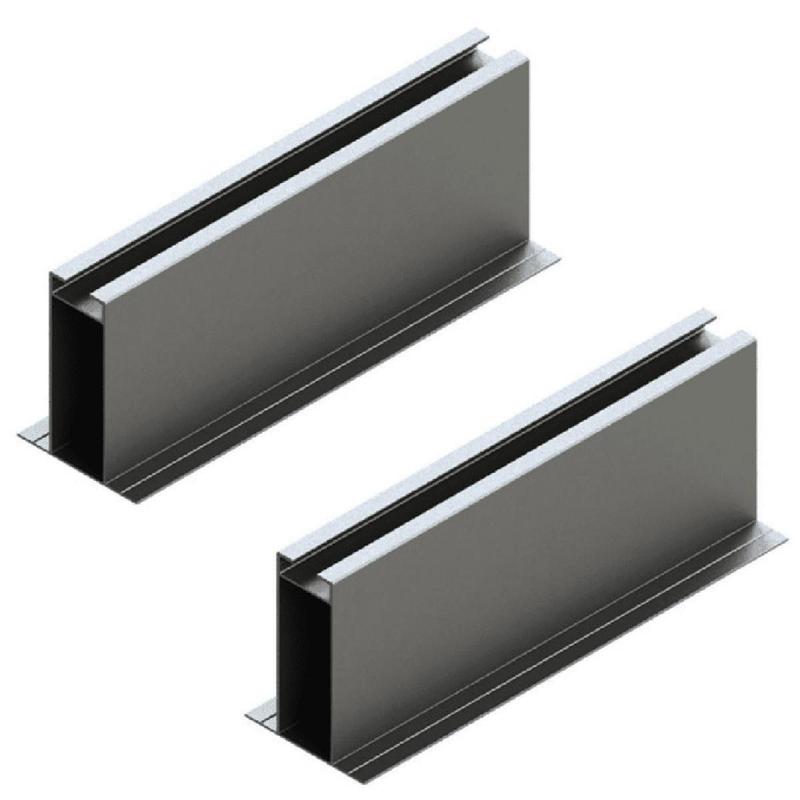 Estrutura Suporte Mini Trilho Fixador Placa Painel Solar - Perfil ...