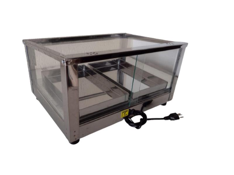 Estufa 2 Bandejas Elétrica de Salgados Inox Inclinada - JBC Eletro - Estufa para Salgados ...