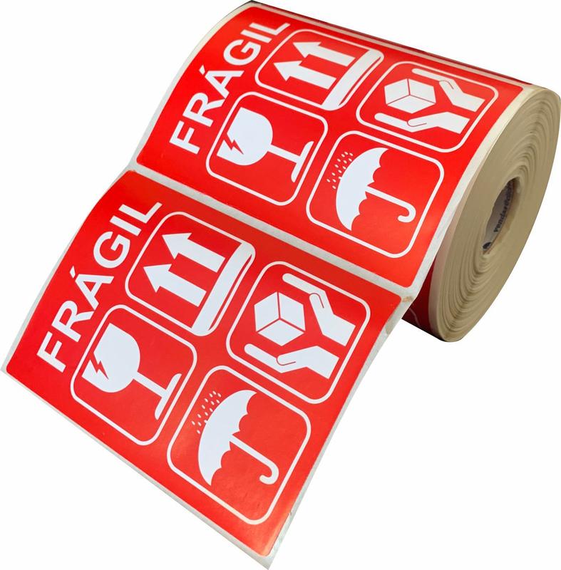 Etiqueta Adesiva Frágil 105x75 Couche 39m 500 Etiquetas - ClickWeb ...