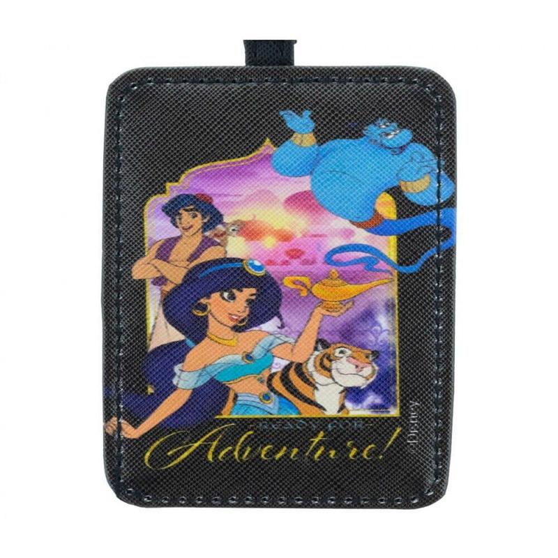 Etiqueta Para Bagagem Preta Aladdin Personagens: Disney - Tag de Mala ...