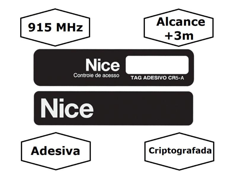 Etiqueta Tag Veicular Passivo 915 MHz CR5-A/CR5 Nice Linear HCS - 100 ...