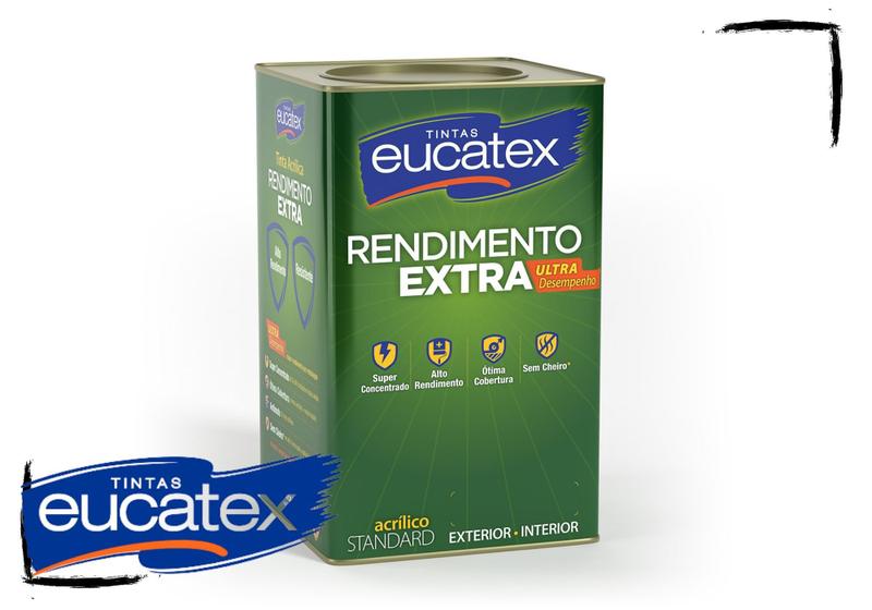 Eucatex Rendimento Extra 18L* - Tintas e Acessórios - Magazine Luiza