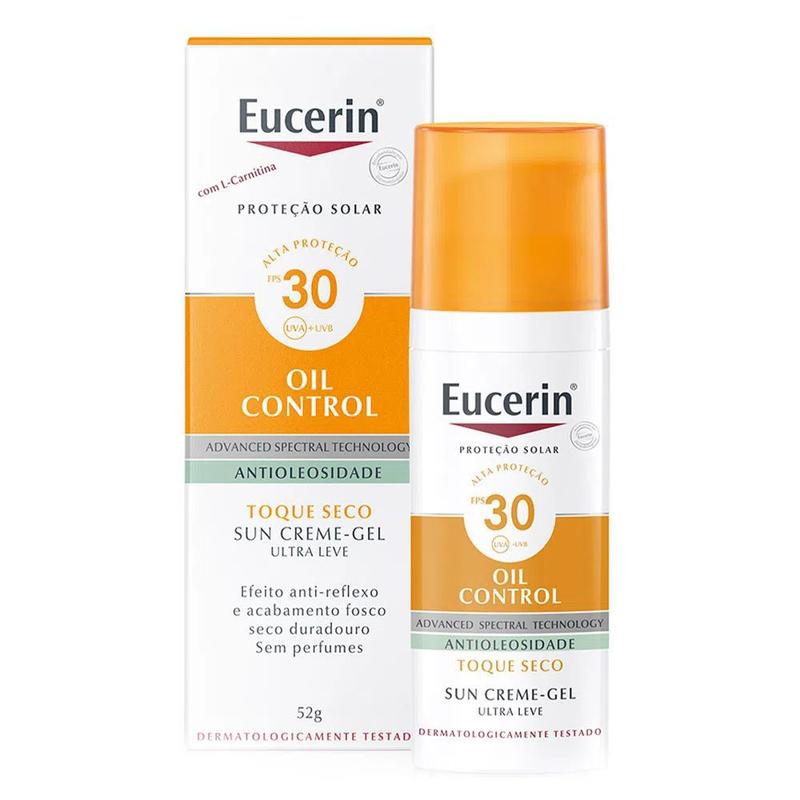 Eucerin Sun Protetor Solar Oil Control FPS 30 Antioleosidade - 50ml ...