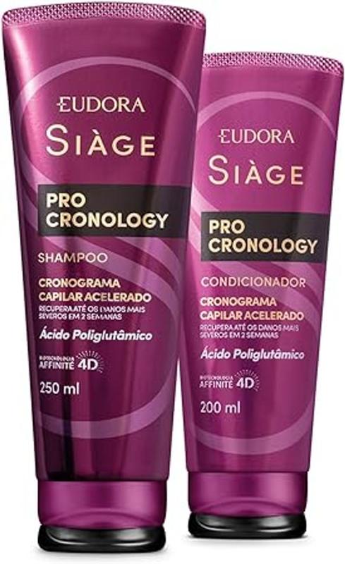 Eudora Kit Siàge Pro Cronology: Shampoo 250ml + Condicionador 200ml ...