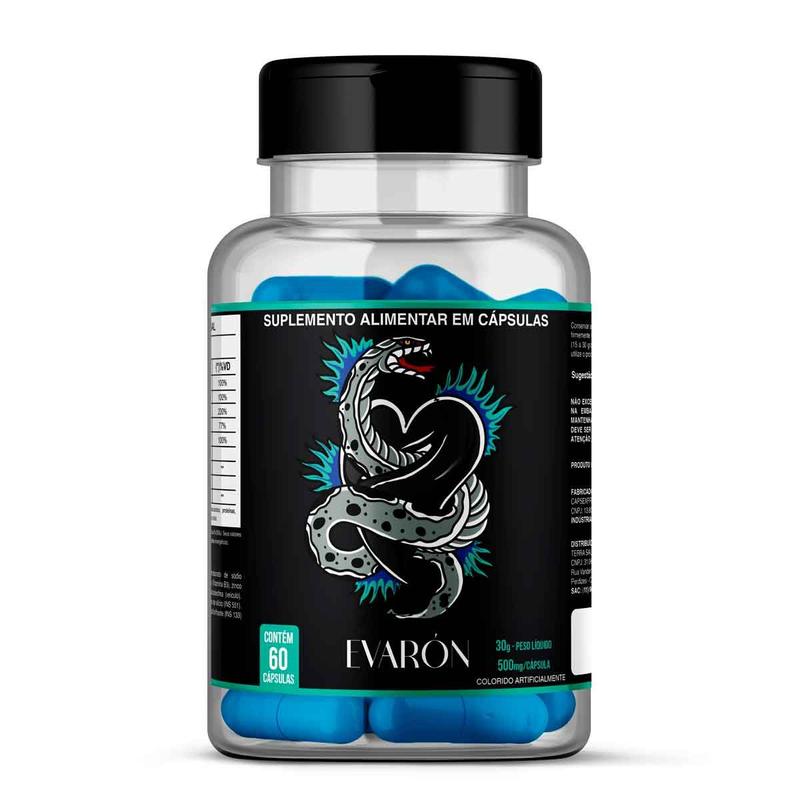 Evarón Suplemento Melhorador desempenho Masculino 60caps - Terra Saúde ...