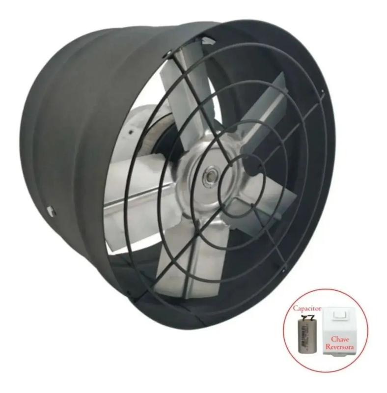 Exaustor Parede Coifas 50 cm Industrial Alta Vazão Reversão - visalux ...