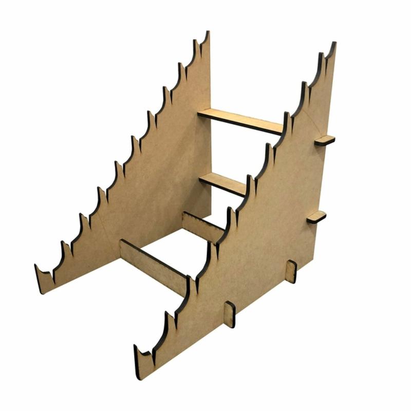 Expositor Em Mdf 6mm Para 10 Facas - ProChurras - Armarinhos - Magazine ...