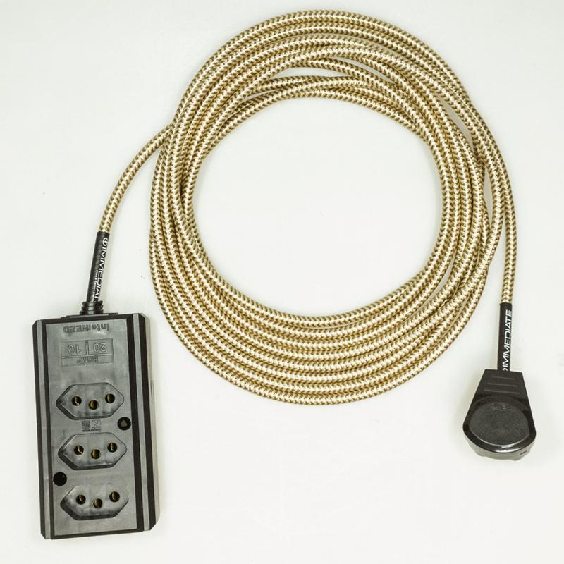 Extensão Elétrica 5 Metros Pp 2x0,75mm2 Revestido Tecido - Immediate ...