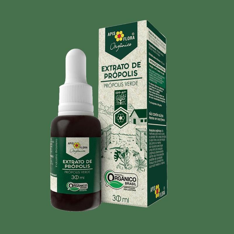 Extrato de Própolis Verde Orgânico 30ml Apis Flora - Extrato de ...