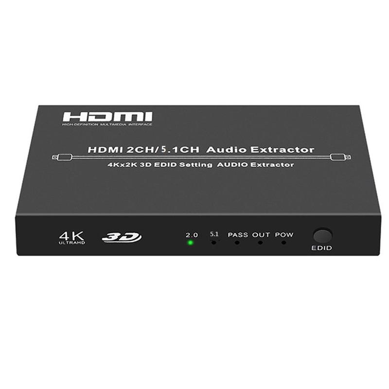 Extrator de audio hdmi Ch 4k 30Hz 5.1CH DTS2 lpcm 2CH - HDMatters - Adaptadores - Magazine Luiza