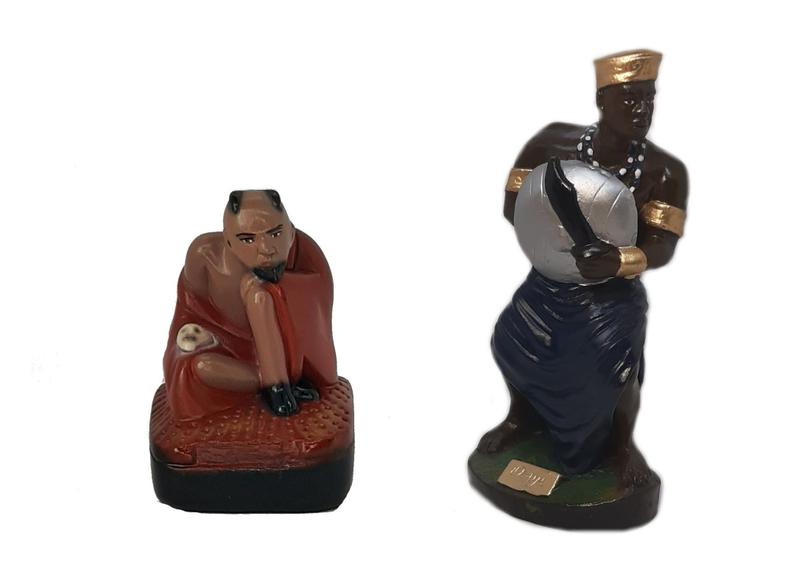 Exu do Lodo Esquerda Ogum Orixá gesso 20 cm imagem congar - Dr Exu ...