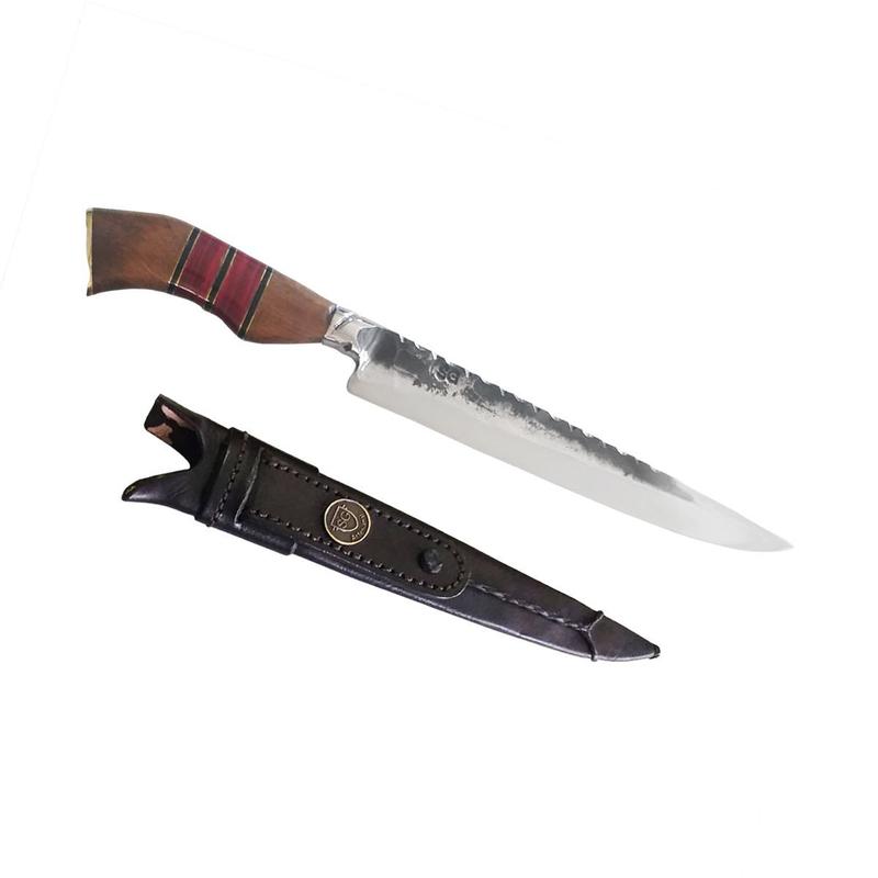 Faca Artesanal Forjada Bruta 10'' 37cm Cabo Imbuia SG 32.10 - SG Facas ...