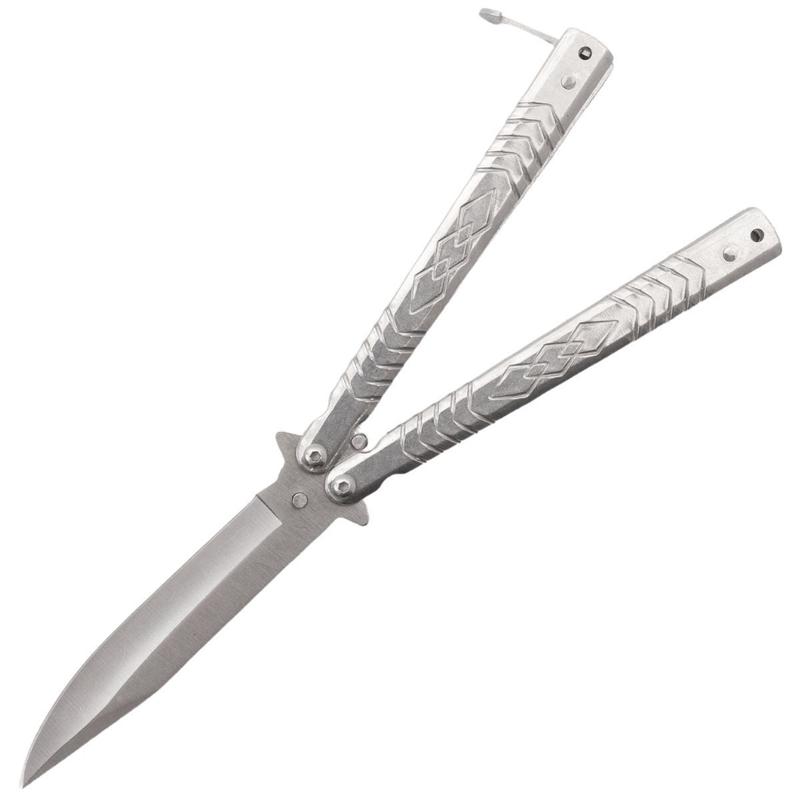 Faca Butterfly Para Treinos Manobras Aço Inox Com Fio - Tauê - Facas ...