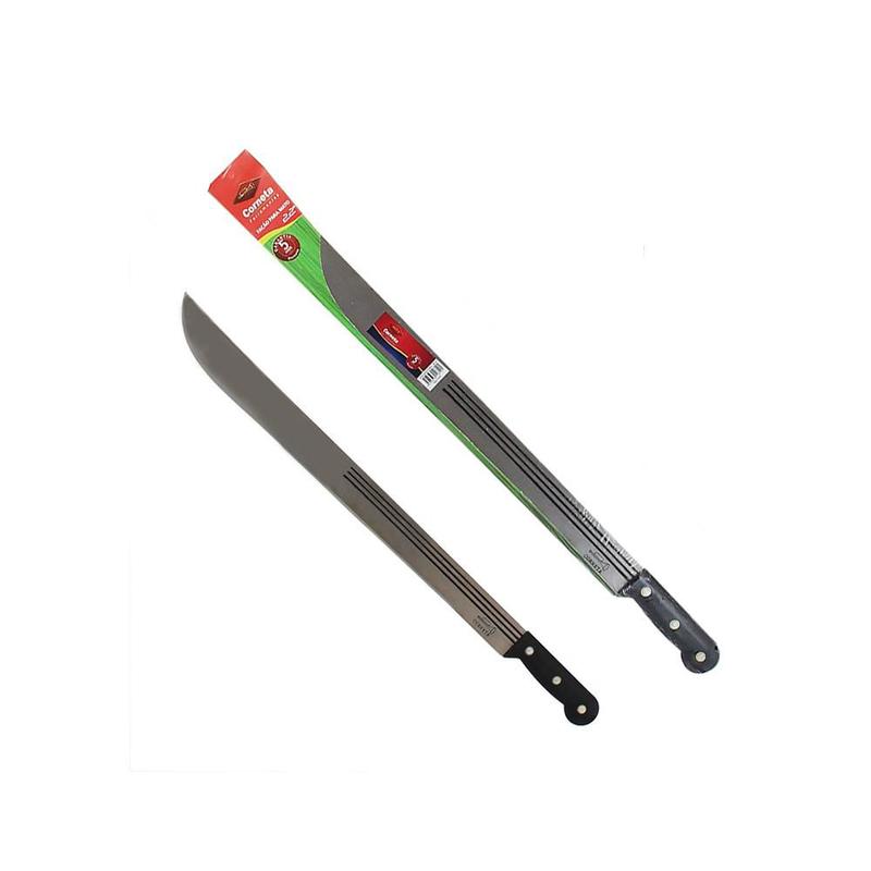 Faca Corneta 3 listras Opções 10pol/25cm a 22pol/55cm cabo de ...