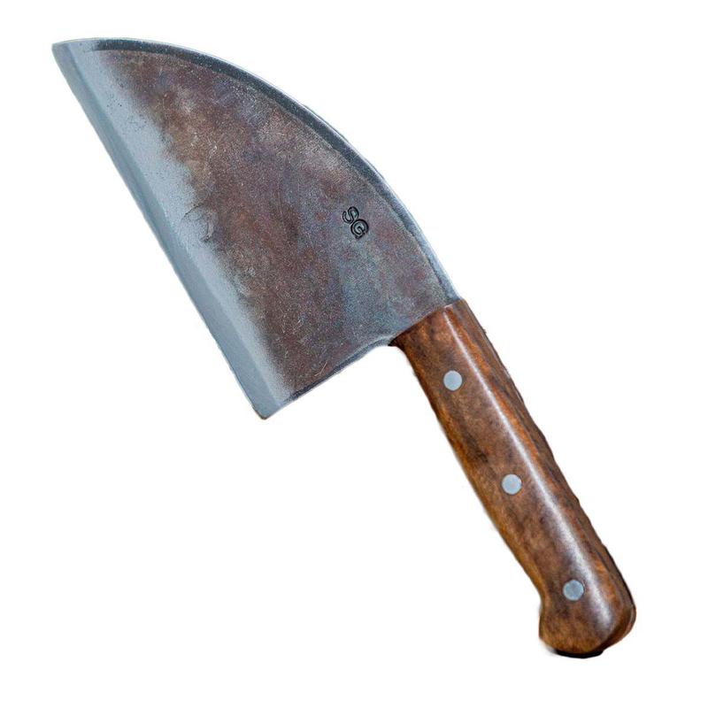 Faca Cutelo Artesanal Chef Aço Carbono Serra Grande - SG Facas ...