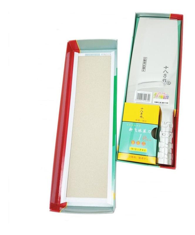 Faca Cutelo Chinês Original Aço Inoxidável Po1 215mm Shibazi - Cutelo ...