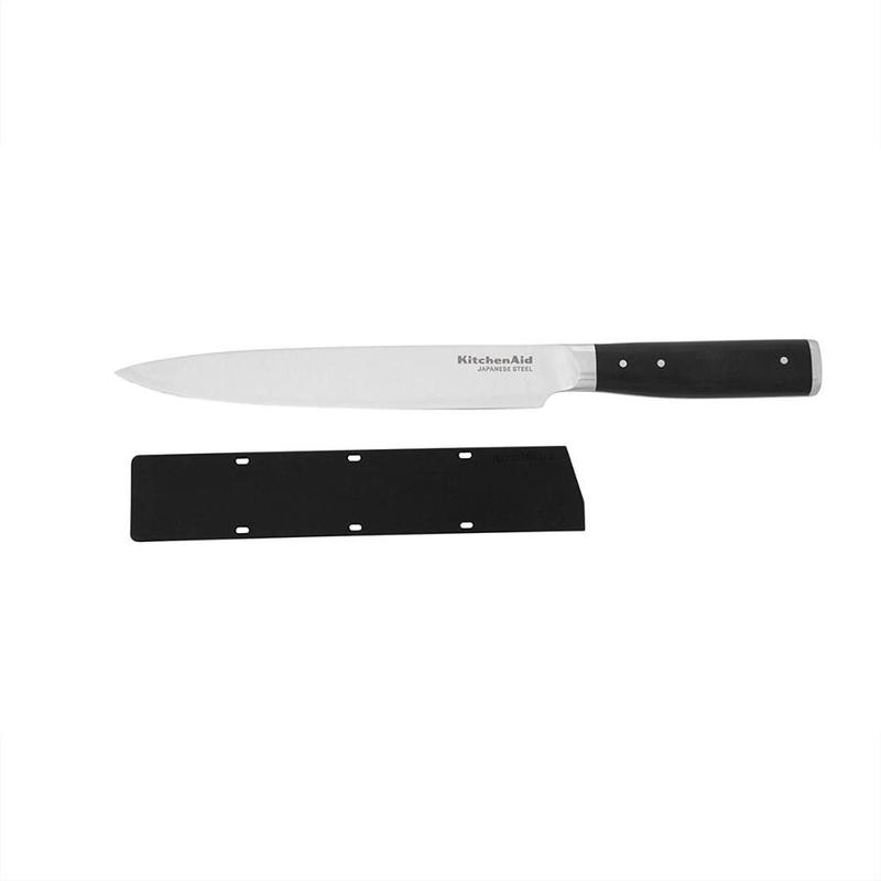 Faca de Fatiar Picar com Capa 33cm 8" Cozinha Aço KitchenAid - Faca ...