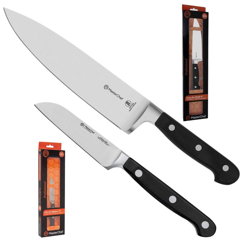 Faca do Chef 6 + 3,5 Legumes MasterChef Profissional Line - Faca para ...