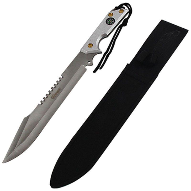 Faca Esporte 25Cm Com Bainha E Bússola Aço Inox Sp-50 Western - Facas ...