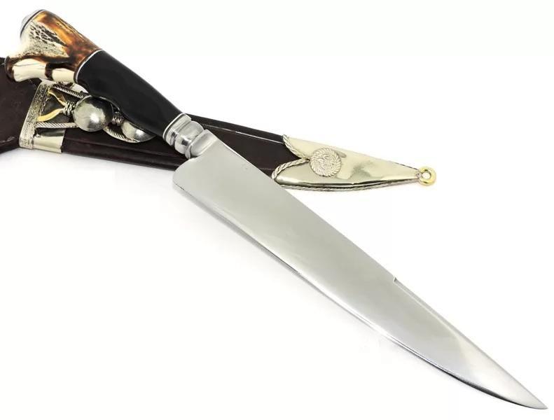 Faca Forjada Aço Carbono 52100 Antiga Capa Rolamento - Lâm. 23 cm ...