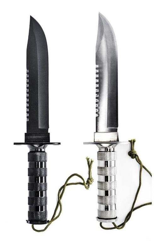 Faca Inox Rambo Commander Ferramenta Sobrevivência - Taue - Faca Tática ...
