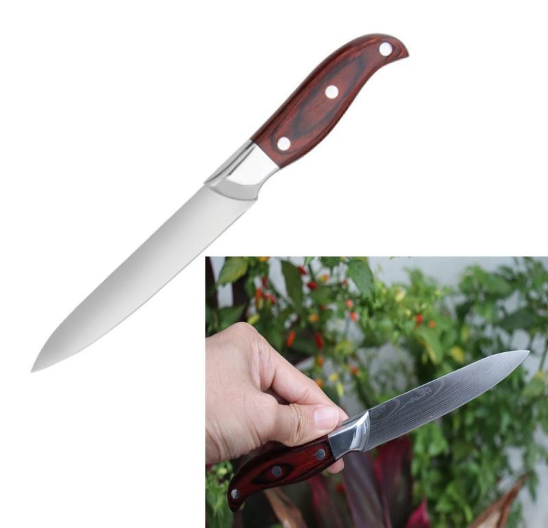 Faca para files cozinha churrasco profissional legumes madeira 22,5cm ...