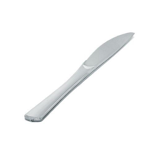 Faca refeição linha prata premium com 10 und - Silver Festas - Facas ...