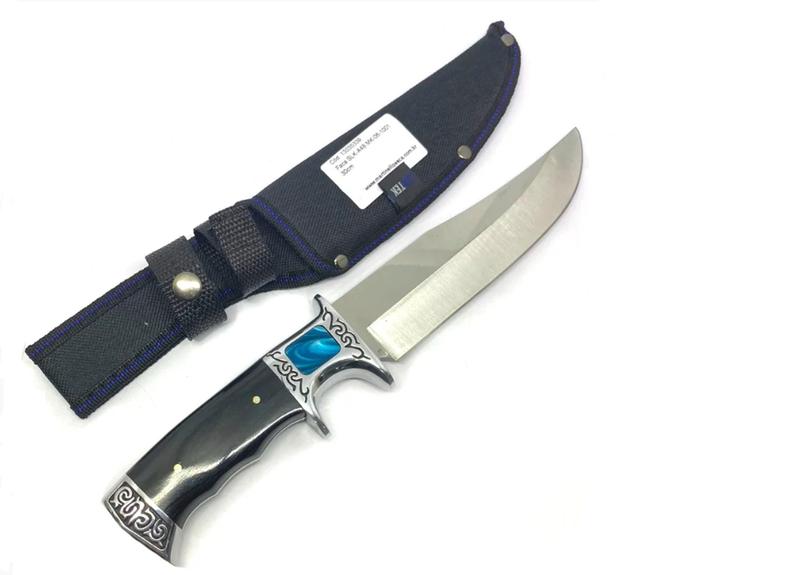 Faca SLK-A48 Lâmina Lisa Caça Pesca Churrasco - LuaTek - Faca ...