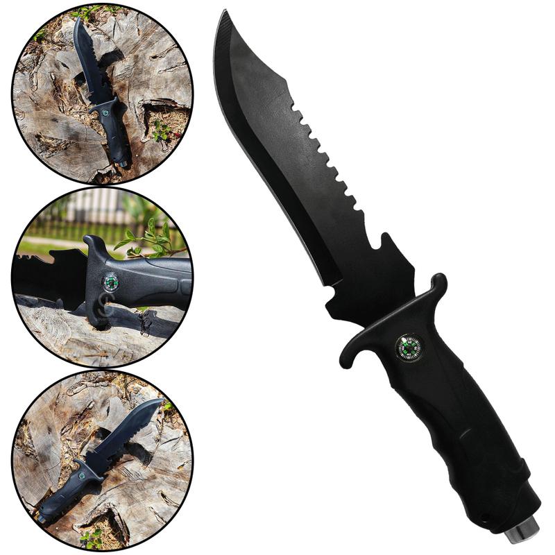 Faca SLK-A71 Rambo Lisa com Bússola Abridor p/ Cozinha Caça - LUATEK ...