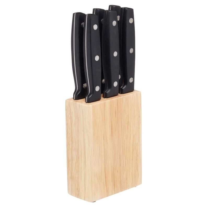 Faca Steak Inox Master Class Com Suporte 6 Peças Kitchen Craft - Faca ...